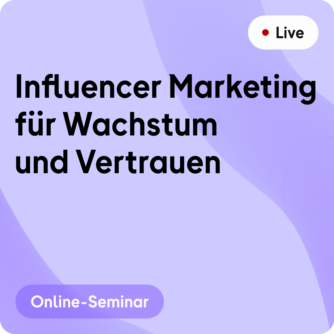 Online-Seminar | Influencer Marketing